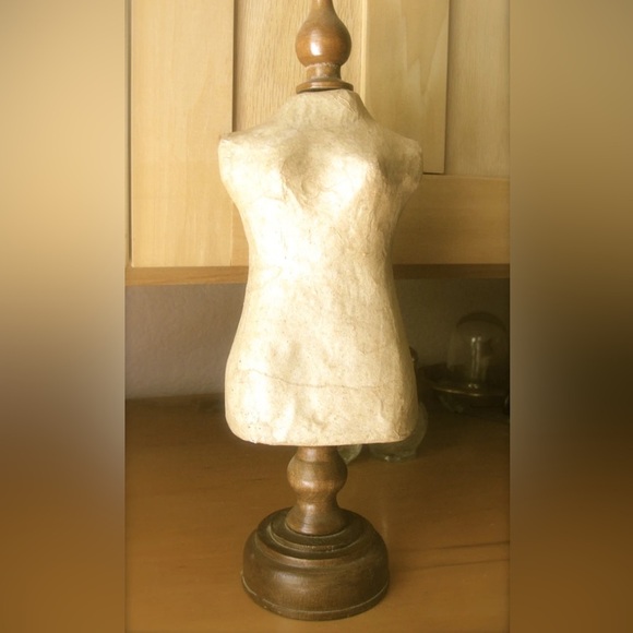 Accents | Vintage Paper Mache Dress Form Bust Mannequin | Poshmark